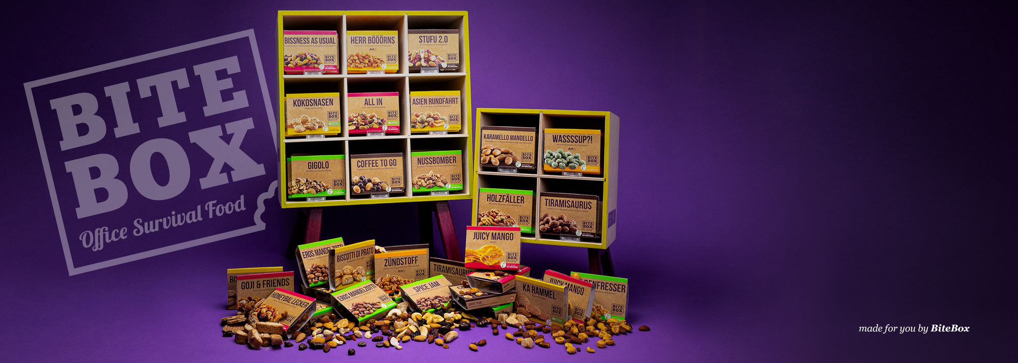 BITEBOX | Leckere Snacks, Nüsse und Trockenfrüchte für das Büro