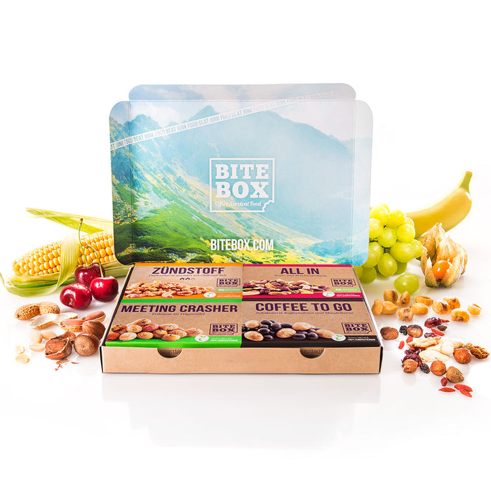 BITEBOX | Leckere Snacks, Nüsse und Trockenfrüchte für das Büro